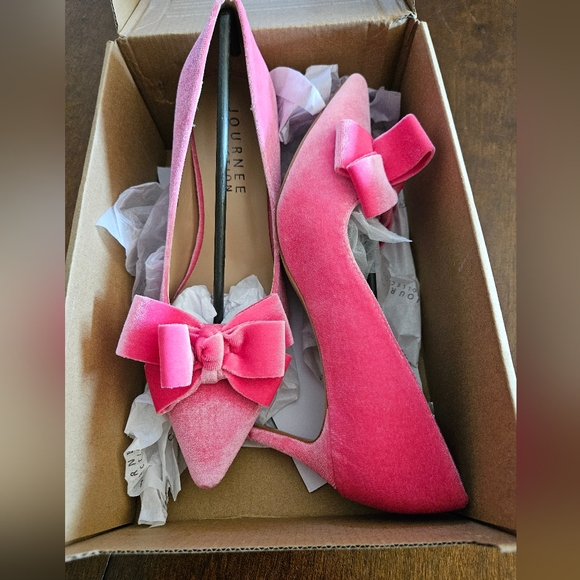 Journee Collection | Shoes | Pink Journee Heels | Poshmark